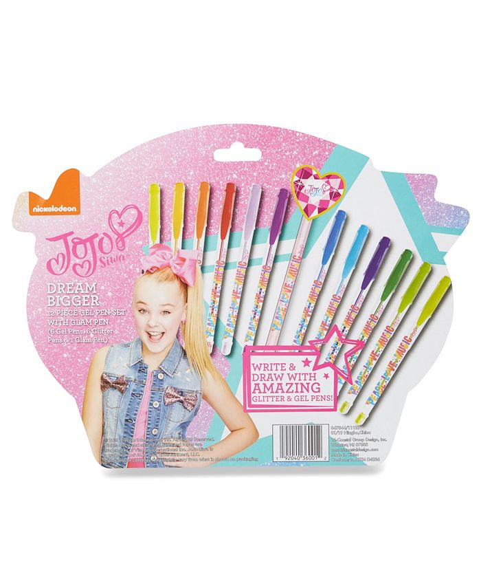 Tri-Coastal Design JoJo 12 Count Gel Pens With Glam Pen - Macy's
