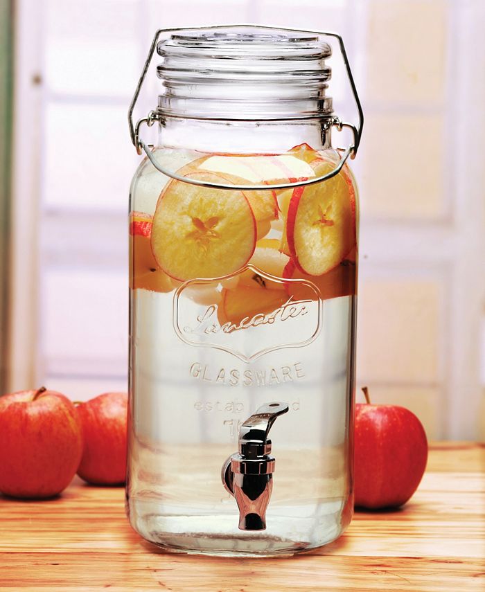 Circle Glass Lancaster Hermetic Beverage Dispenser, 1 Gal - Macy's