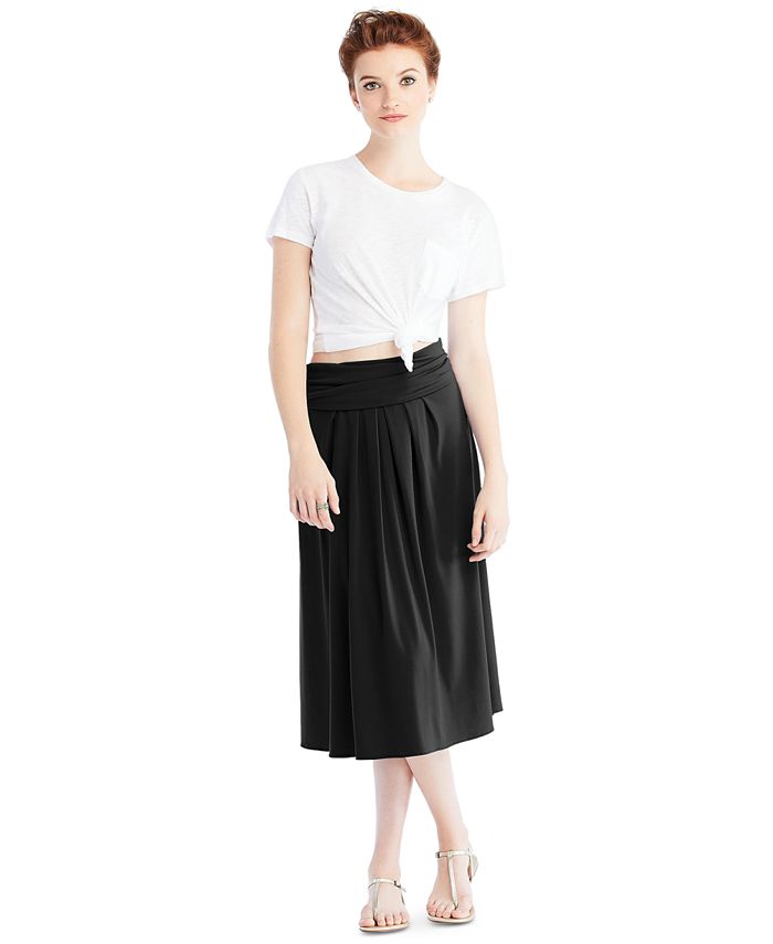 Dessy Collection Midi Loop Convertible Dress & Removable Shrug ...