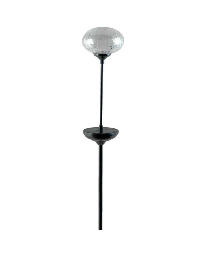 Moonrays 3 LED Solar Path Lights Glass Ball Design with Color Changing ...