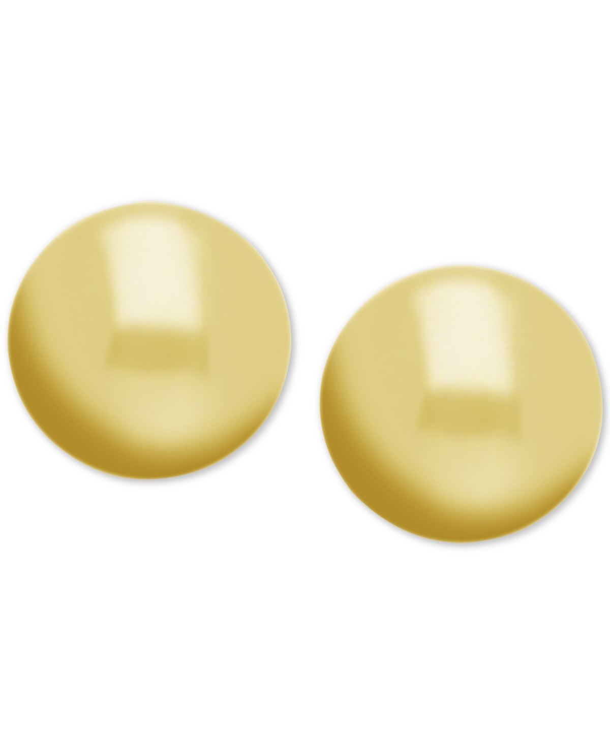Click here for And Now This Ball Stud Silver Plate Earrings - Gol... prices