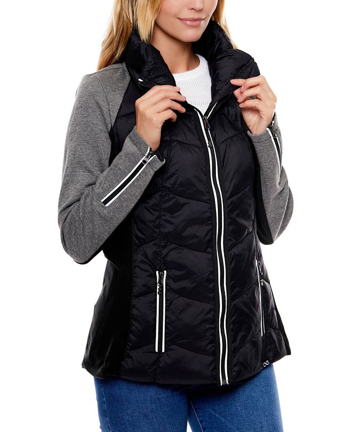 Be Boundless Division Mixed Nylon/Knit Jacket - Macy's