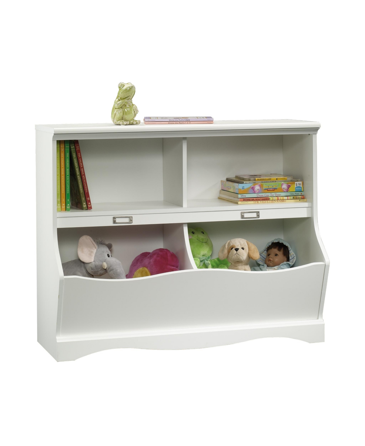 Click here for Sauder Pogo Bookcase/footboard - Soft white prices