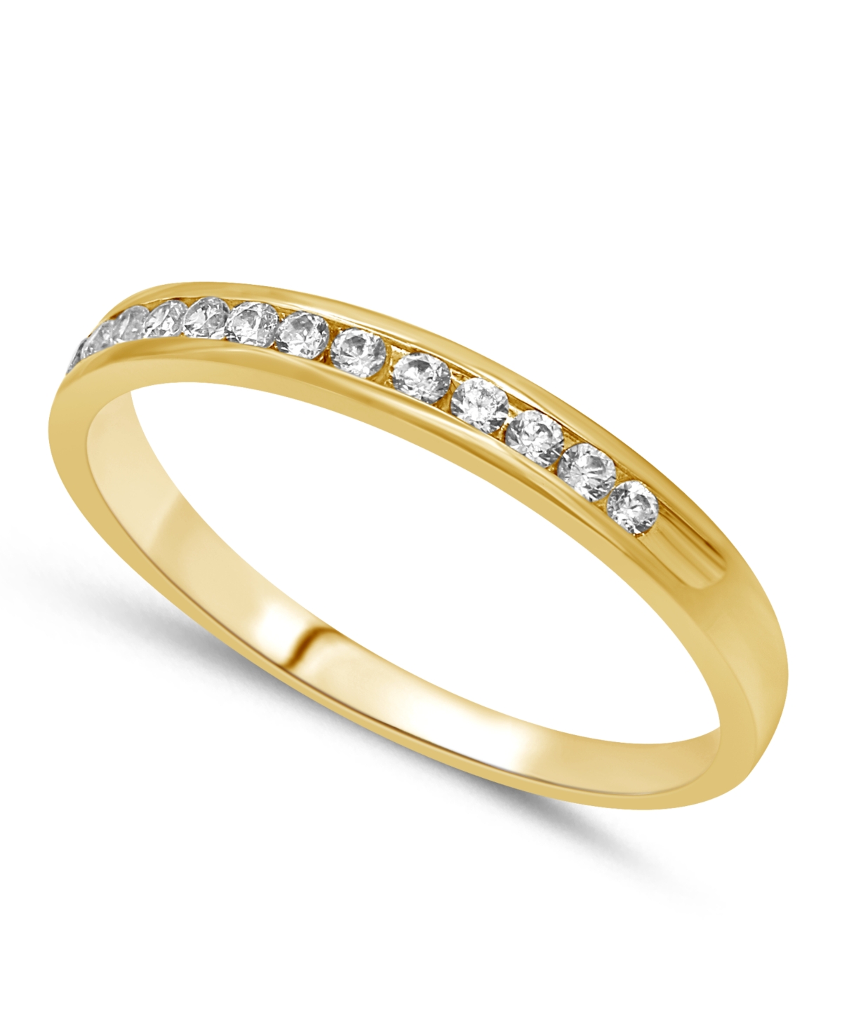 Click here for Diamond Band (1/6 ct. t.w.) in 14k White  Yellow o... prices