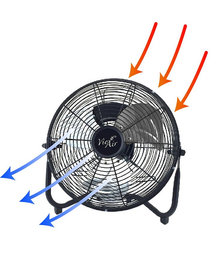 VieAir Vie Air 18" Industrial High Velocity 3 Speed Metal Floor Fan ...