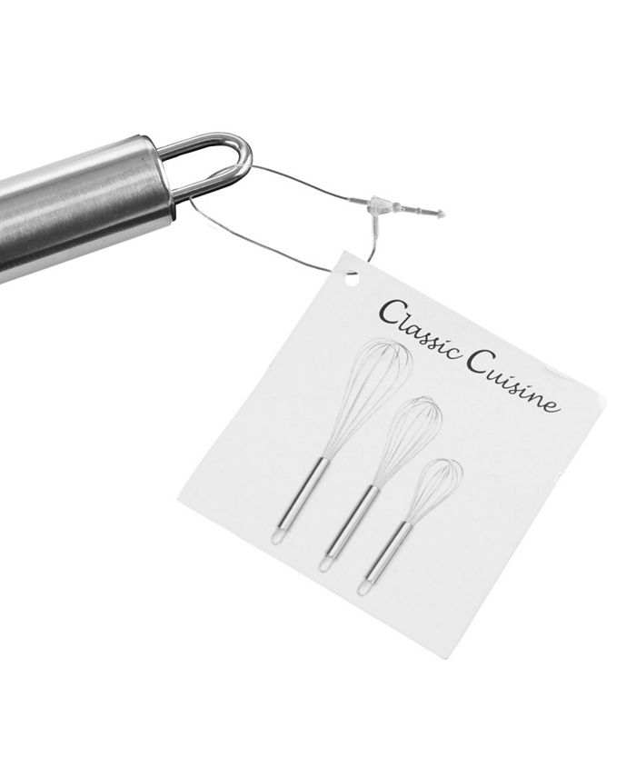 Classic Cuisine Wire Whisk Set - 3 Piece - Macy's