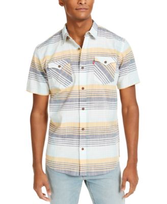 Levi's® Men's Carvers Stripe Shirt - Macy's