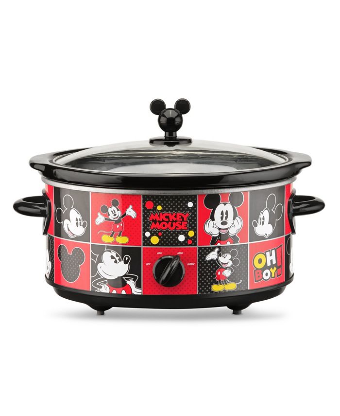 Disney Mickey Mouse 5-Quart Slow Cooker with 20 Ounce Dipper - Macy's
