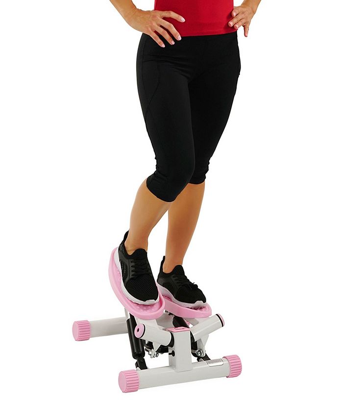 Sunny Health & Fitness Pink Adjustable Twist Stepper - Macy's
