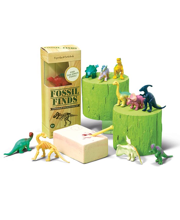 Two S Company 24 Pc Fossil Finds Excavation Kit With Dino Figure In