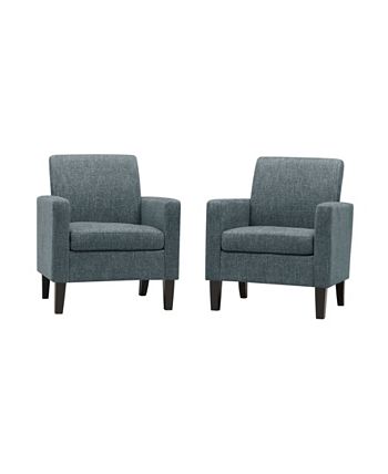 Handy Living Janson Track Arm Chair Set - Macy's
