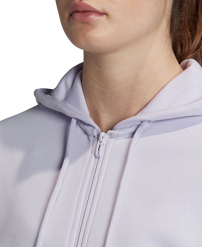 adidas 3-Stripe Zip Hoodie - Macy's