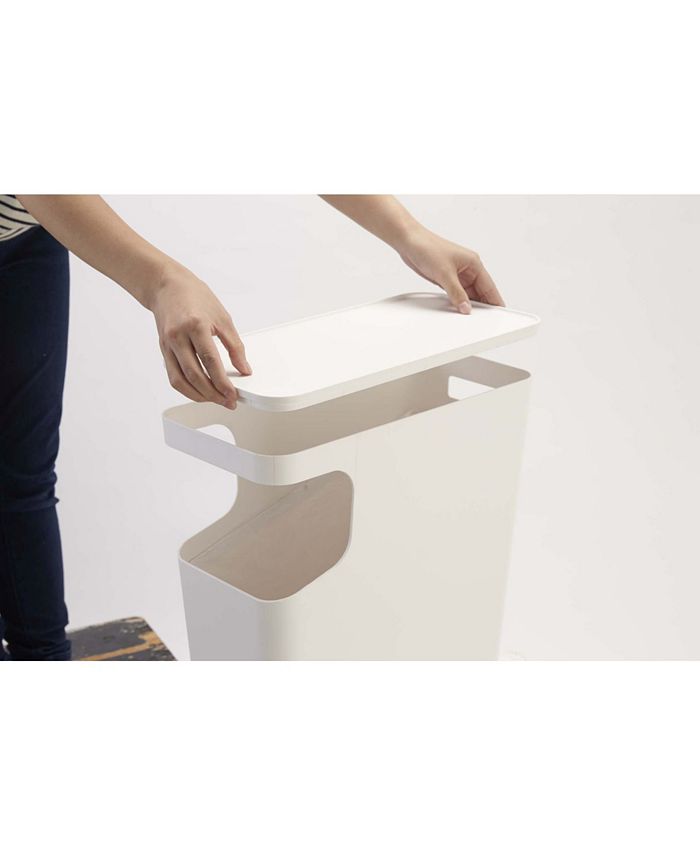 Yamazaki Home Tower Side Table Trash Can - Macy's