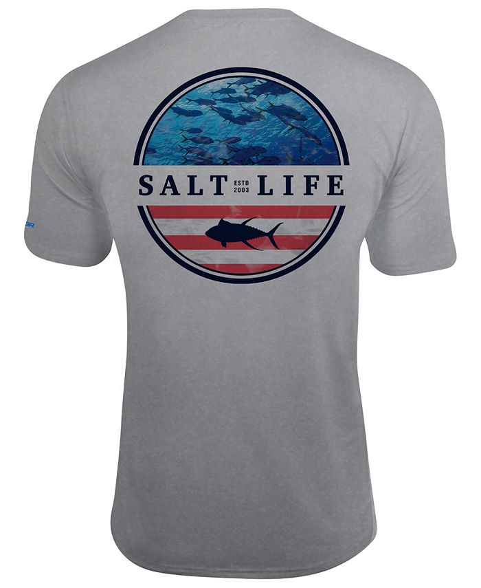 Salt Life Men's Respect Slx UPF Performance Graphic T-Shirt - Macy's
