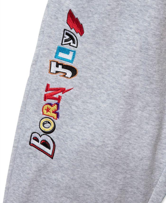 Born Fly Men's Embroidered Jogger Pants - Macy's