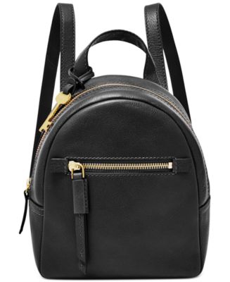 Fossil Megan Mini Leather Backpack - Macy's