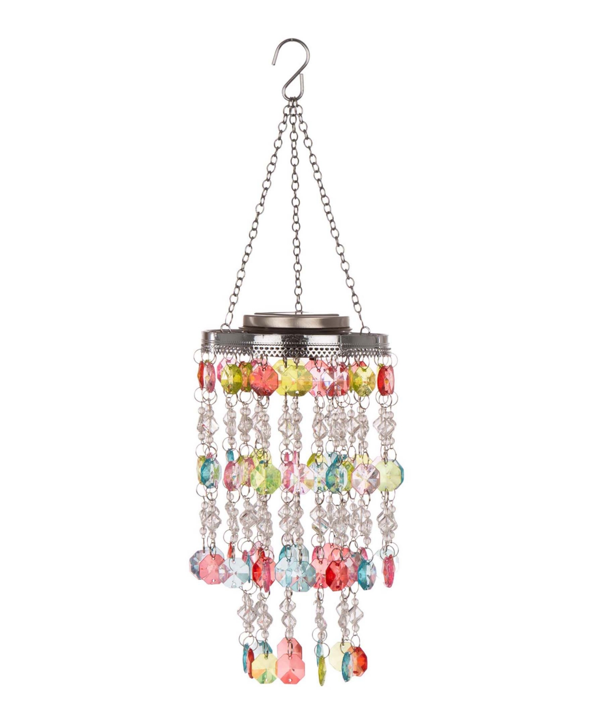 Click here for Glitzhome Solar Lighted Hanging Decor with Multico... prices