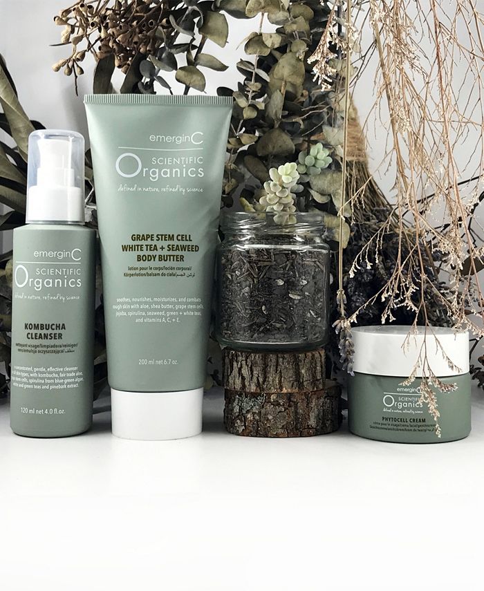 emerginC Scientific Organics Grape Stem Cell White Tea Seaweed Body ...