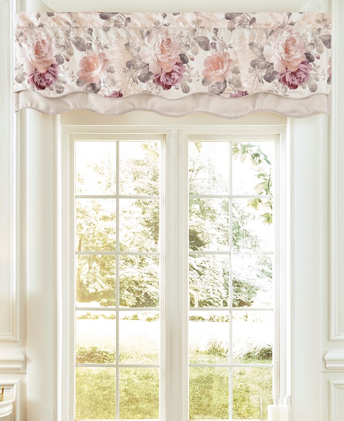 Croscill Bela Scallope Double Layer Valance - Macy's