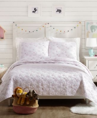 Jessica Simpson Flower Heart Full/Queen 3-Piece Quilt Set - Macy's