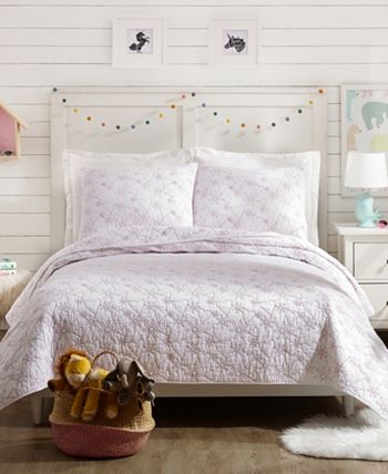 Jessica Simpson Flower Heart Full/Queen 3-Piece Quilt Set - Macy's