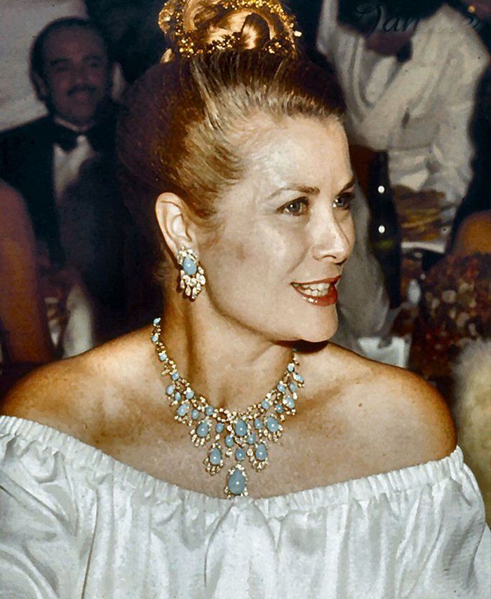 Grace Kelly Collection Rhodium Plated Drop Necklace - Macy's