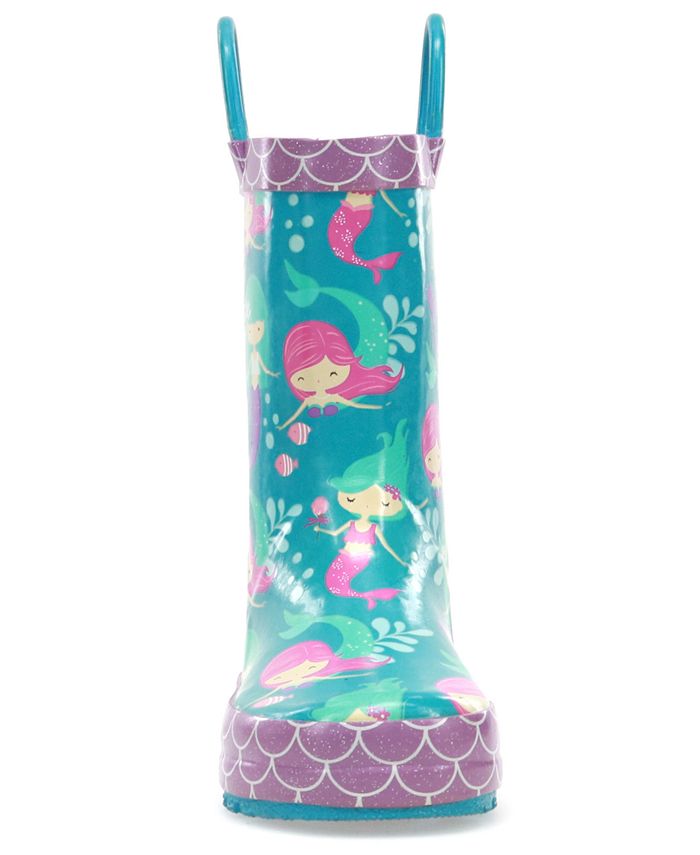 Western Chief Little Girls Merry Mermaids Rain Boot - Macy's