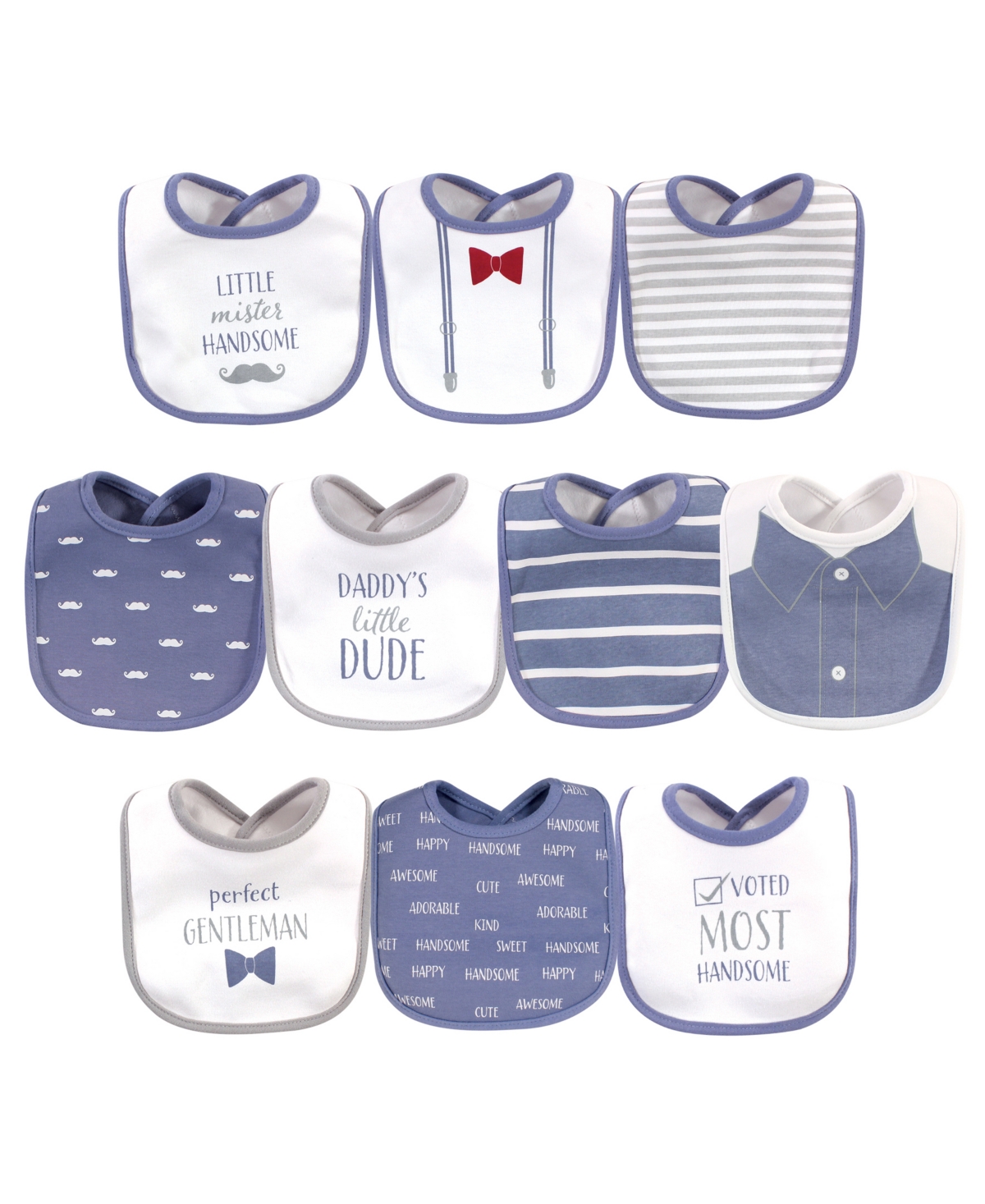 Click here for Hudson Baby Boys 10-Piece Soft Interlock Feeding B... prices