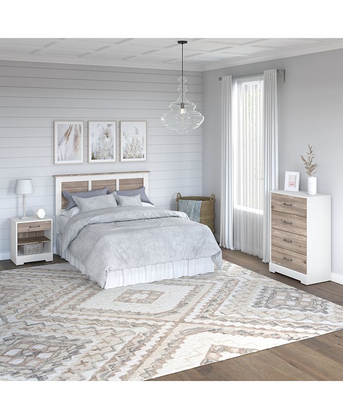 Kathy Ireland Home by Bush Furniture River Brook Full/Queen Size ...