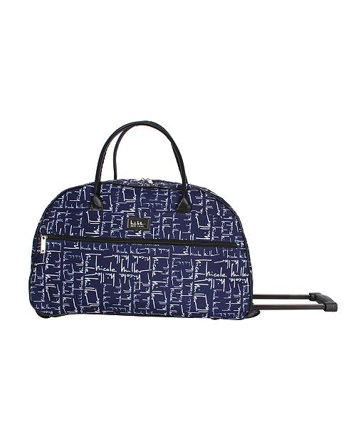 Nicole Miller Wheeled Weekender Duffel & Reviews - Duffels & Totes ...