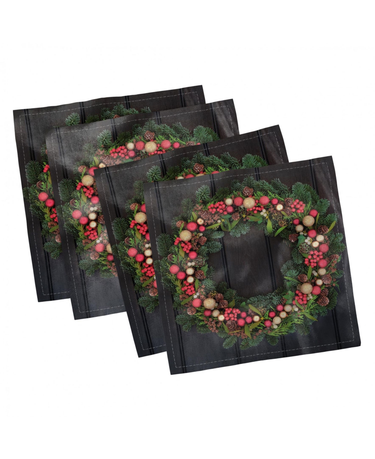 Click here for Ambesonne Christmas Set of 4 Napkins  12 x 12 - Mu... prices
