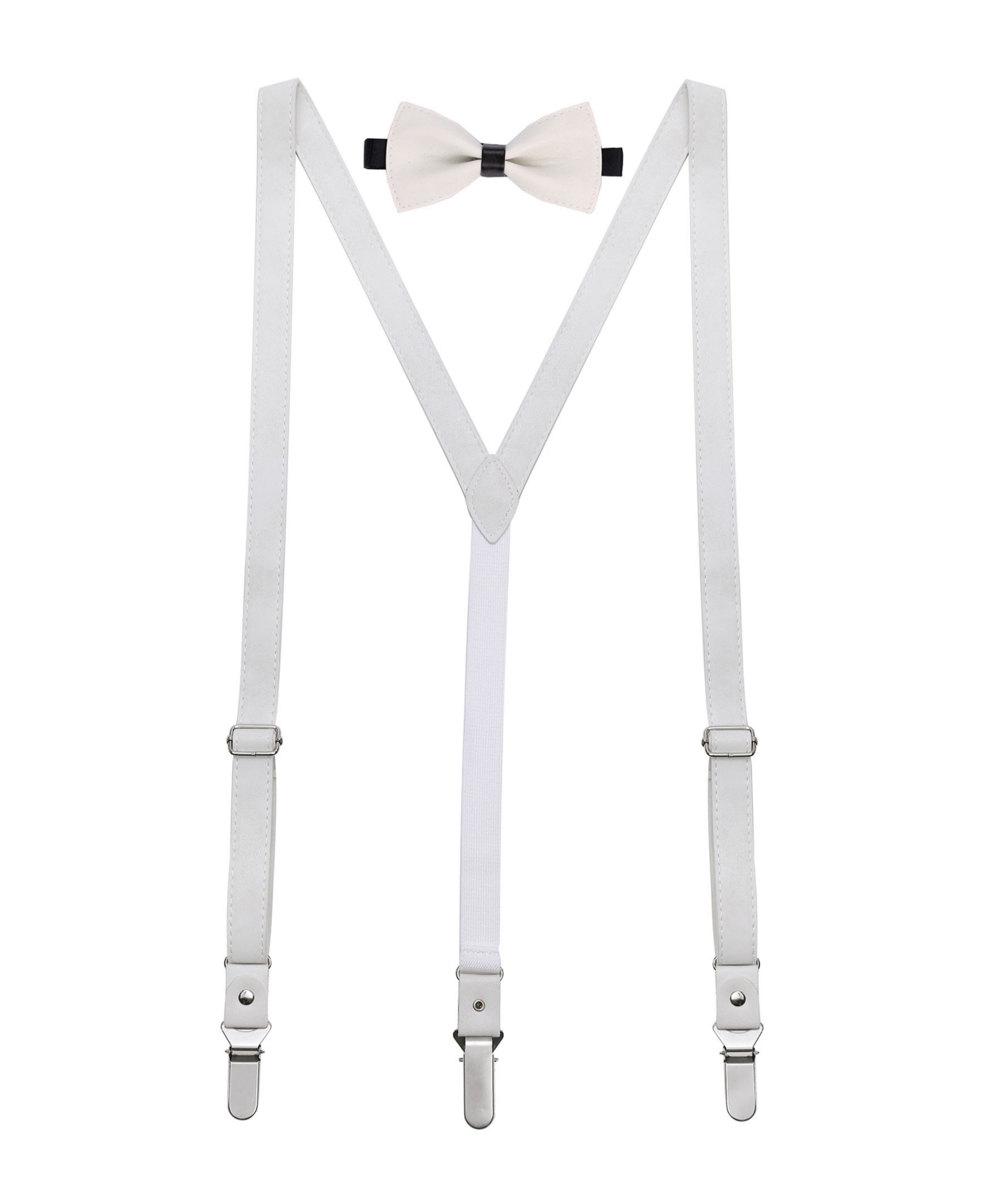 Click here for Mio Marino Mens Suede Y-Back Suspenders Bow Tie Se... prices