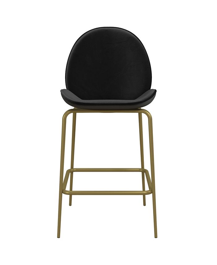 CosmoLiving By Cosmopolitan Astor Upholstered Counter Stool - Macy's