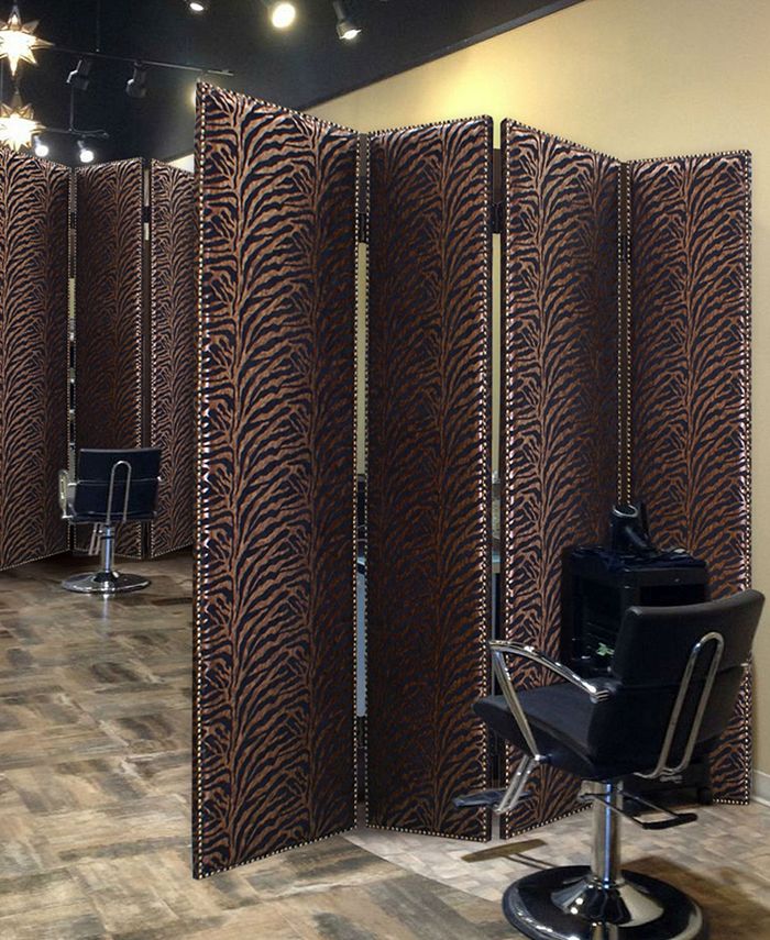 Screen Gems Double sided 4 Panel 7' x 7' Azullian Screen - Macy's