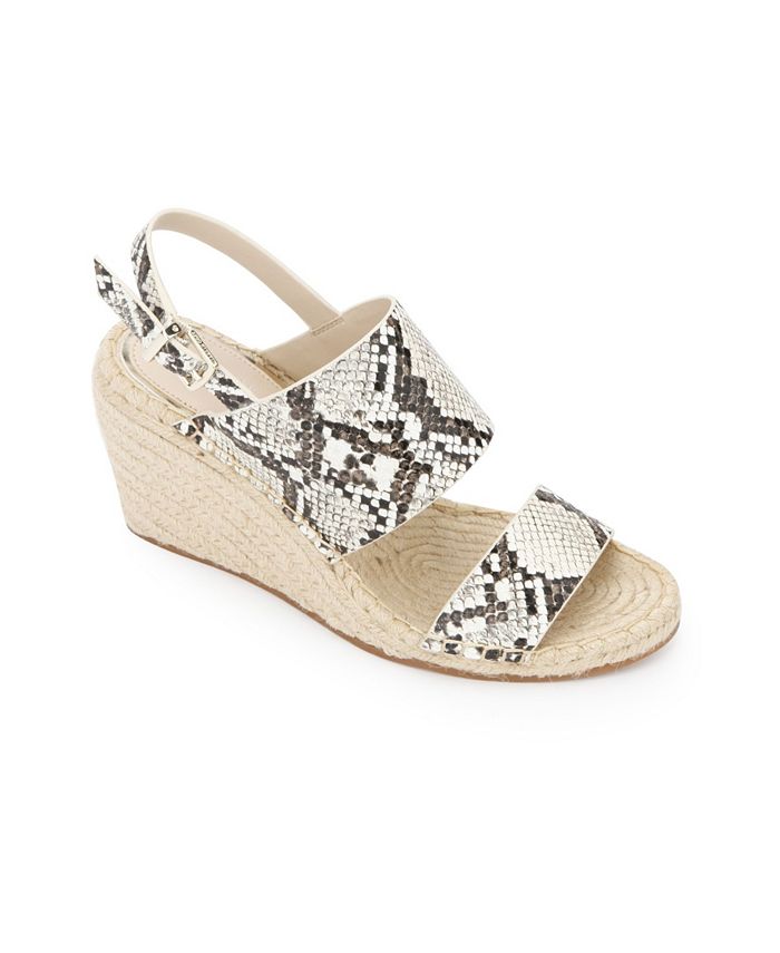 Kenneth Cole New York Women's Olivia Low Wedge Sandals - Macy's