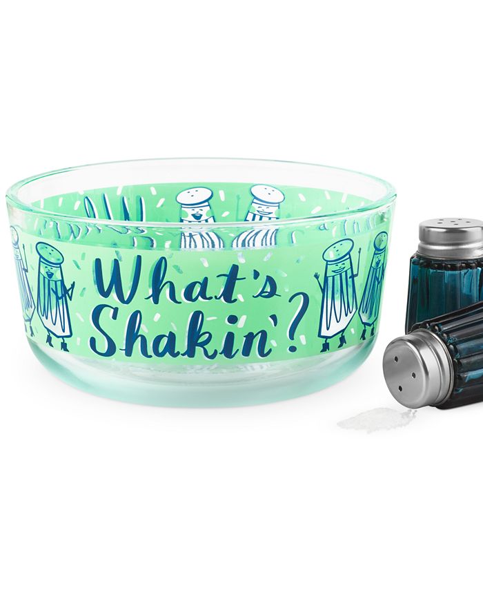 Pyrex Decorated What's Shaking 10-Pc. Food Storage Container Set - Macy's