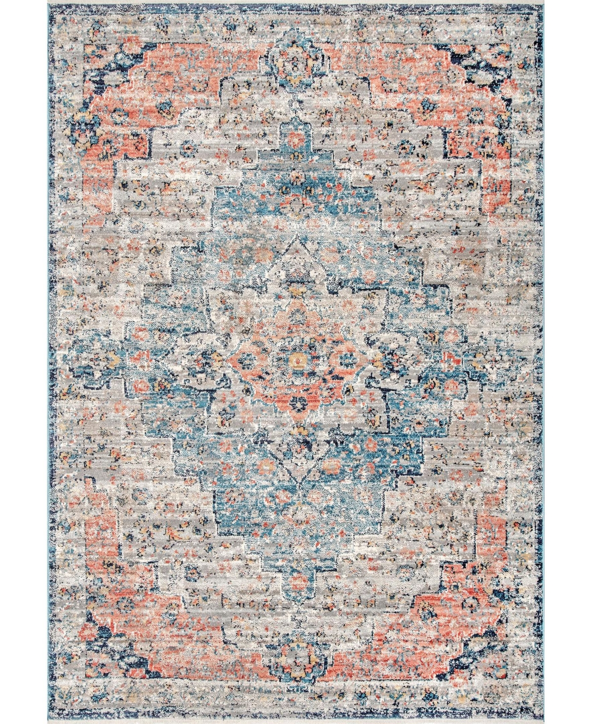Click here for nuLoom Delicate Celeste Persian Vintage-Inspired M... prices