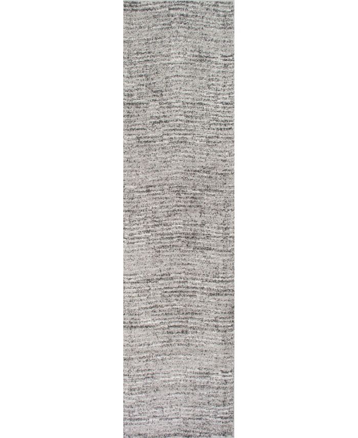 nuLoom Smoky Contemporary Sherill Ripple Gray 6'7" x 9' Area Rug - Macy's