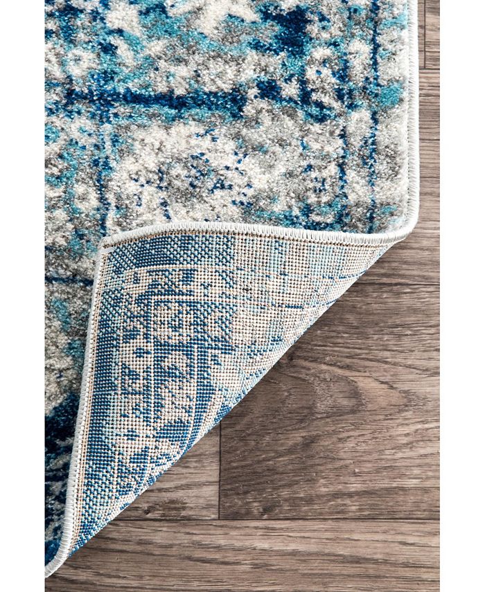 nuLoom Bodrum Medallion Lela Mist 4' x 6' Area Rug - Macy's