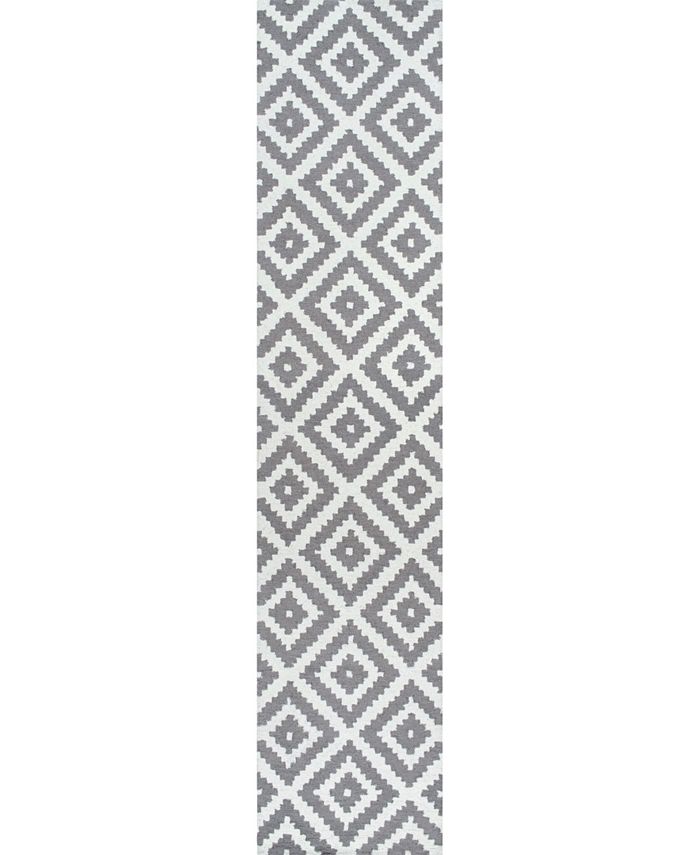 nuLoom Harmony Contemporary Kellee Gray 6' x 9' Area Rug - Macy's