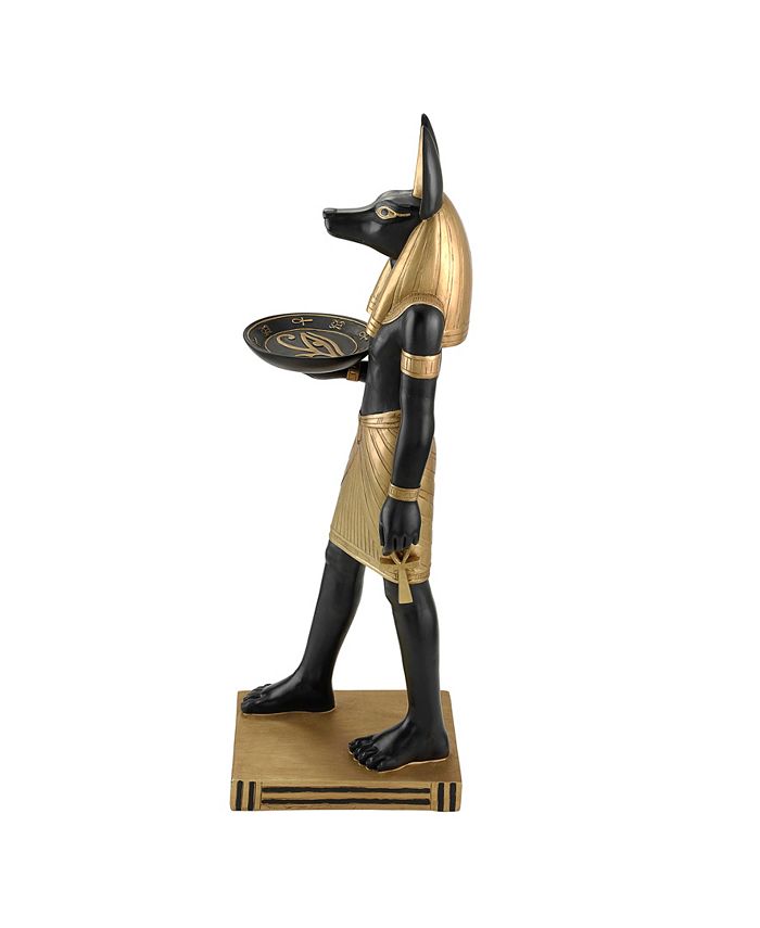 Design Toscano Anubis, Servant of the Pharaohs Pedestal Table - Macy's
