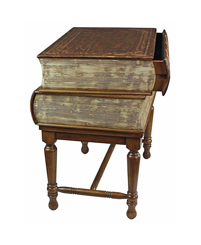 Design Toscano Stacked Books of Shakespeare Wooden Book Side Table - Macy's