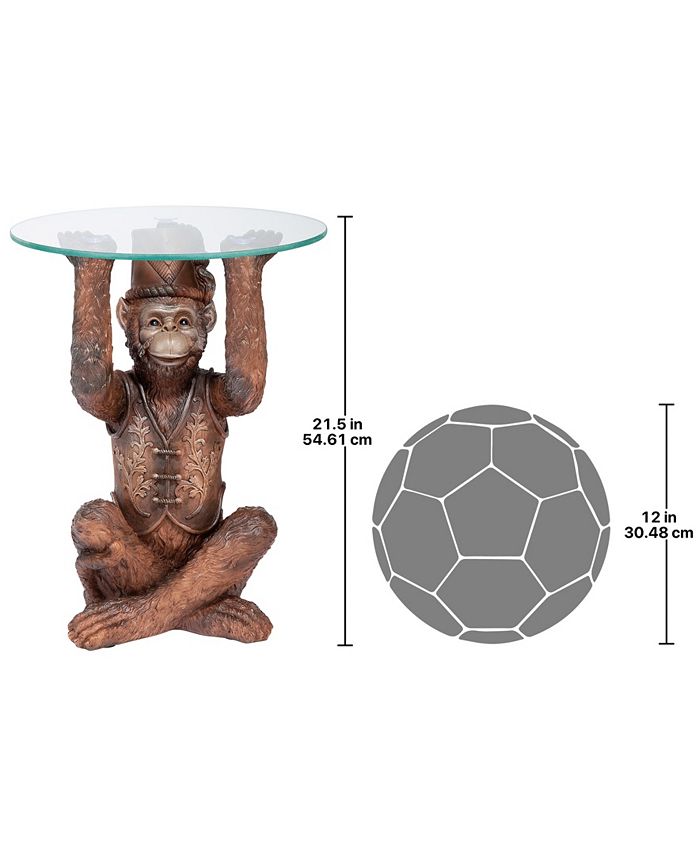 Design Toscano Moroccan Monkey Business Sculptural Side Table - Macy's
