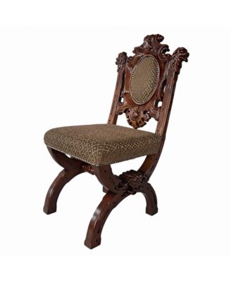 Design Toscano Sir Raleigh Hand-Carved Medieval Dining Chair - Macy's