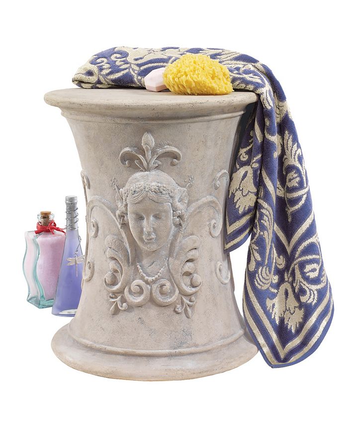 Design Toscano Flora, Goddess of Spring Neoclassical French Spa Stool ...