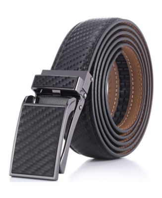 Mio Marino Men's Linxx Designer Ratchet Leather Belt - Macy's
