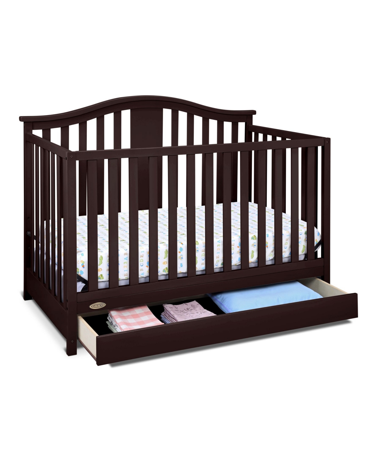 Click here for Graco Solano 4-in-1 Convertible Crib with Drawer -... prices