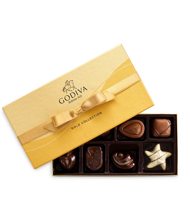 Godiva 8-Piece Gold Gift Box - Macy's