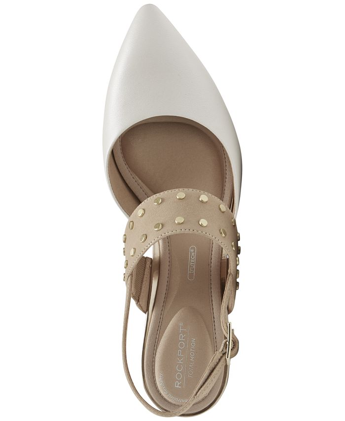 Rockport Women's Total Motion Sheehan Studded-Strap Pumps - Macy's