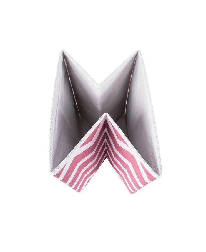 Design Imports Non-woven Polyester Cube Chevron Square Set of 2 - Macy's